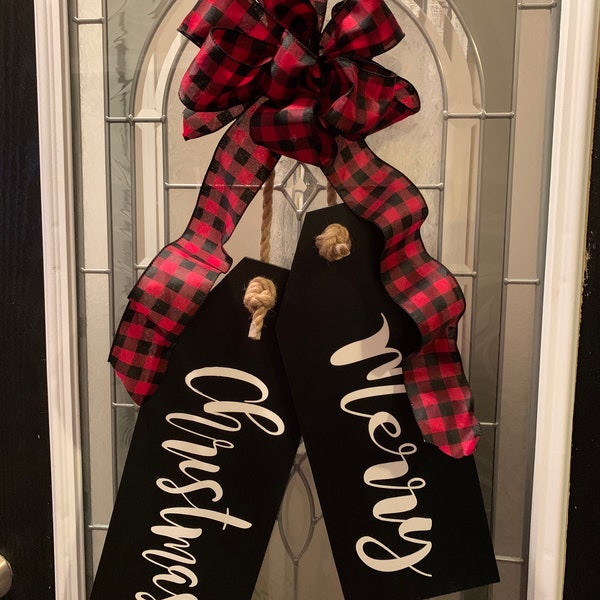 Large Wood Door Tags - Etsy