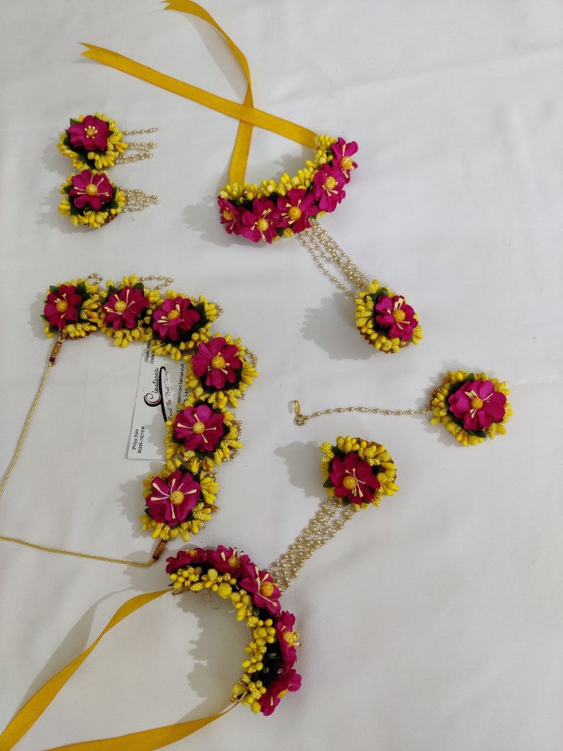 Handmade Designer Pink Floral Jewellery - Etsy