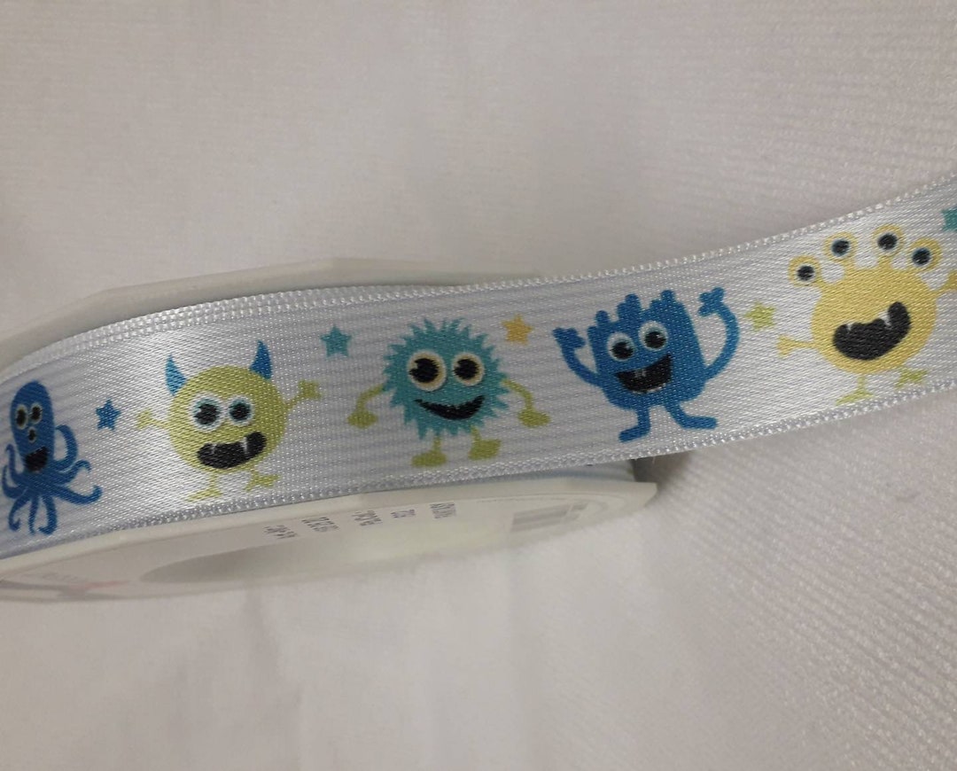 25mm Monster Ribbon, Satin Monster Ribbon, Fantasy Ribbon, Gift ...