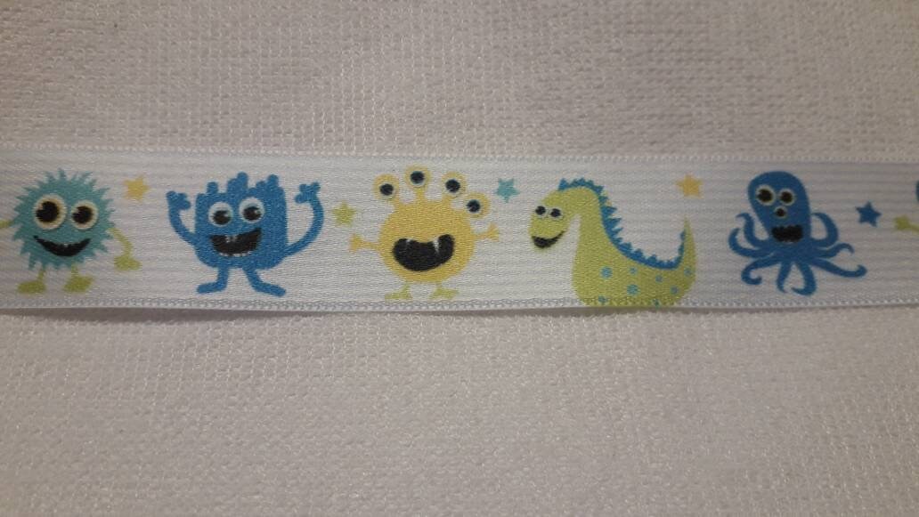 25mm Monster Ribbon Satin Monster Ribbon Fantasy ribbon | Etsy