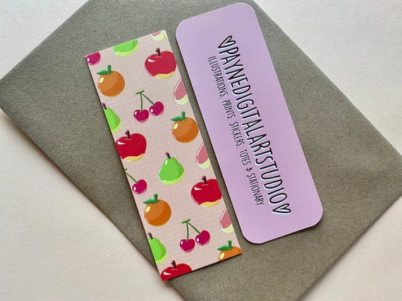 Fruit Bookmark / Animal Crossing / Digital Art / Illustration - Etsy