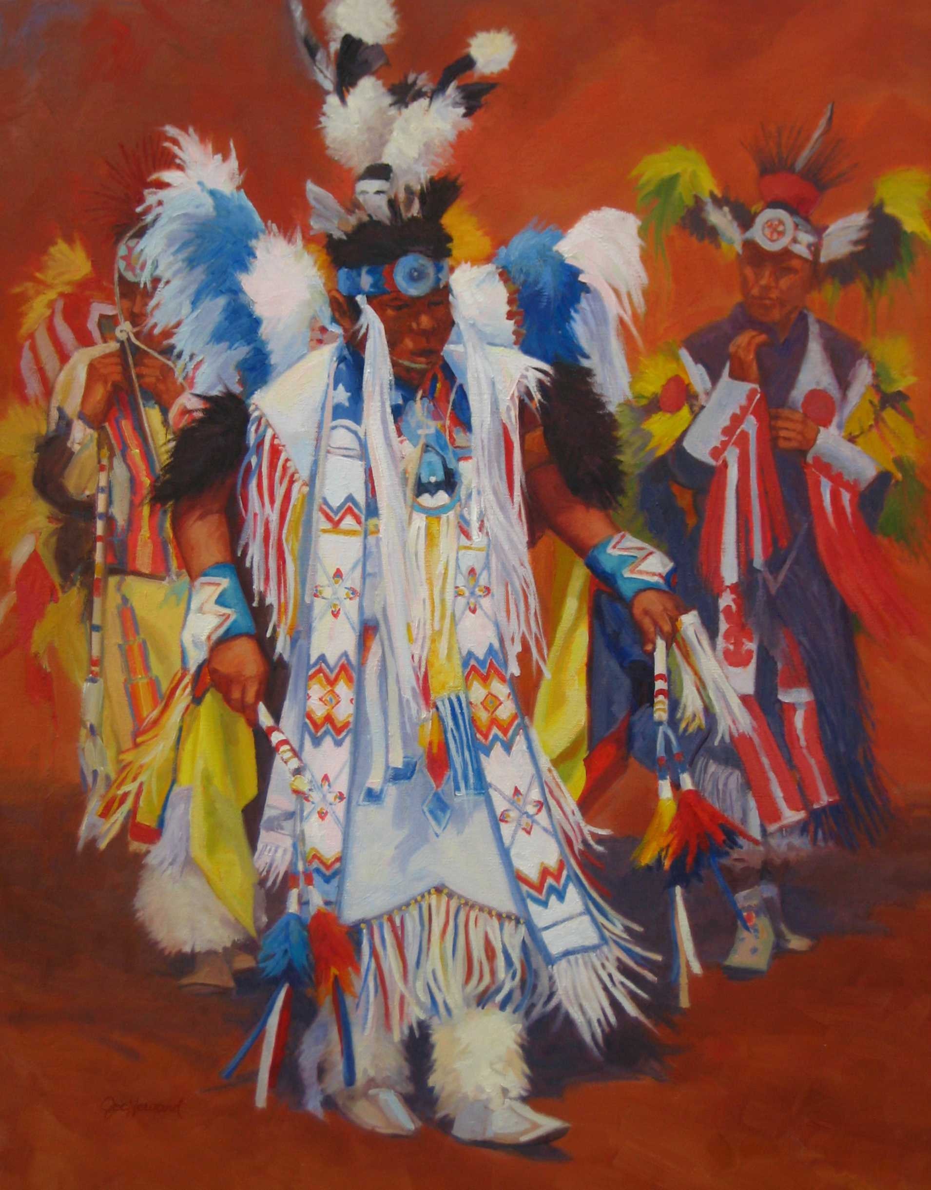 Pow Wow- Original Oil Painting - Etsy