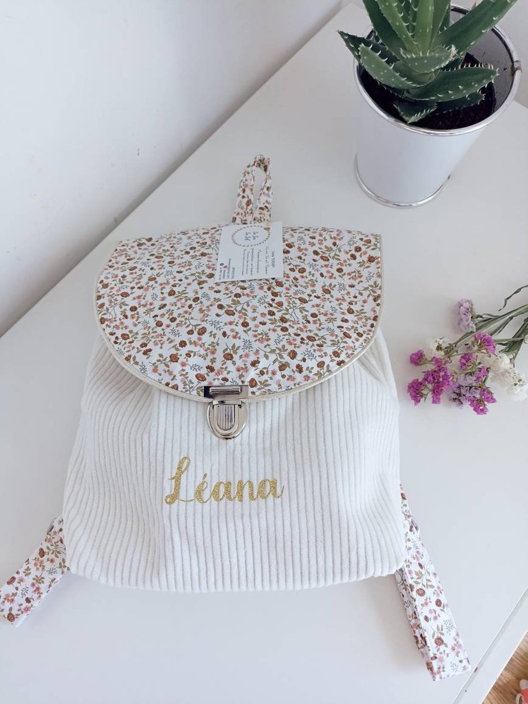 Personalized Nursery Backpack, Baby Girl Bag, 0-6 Year Old Bag With ...