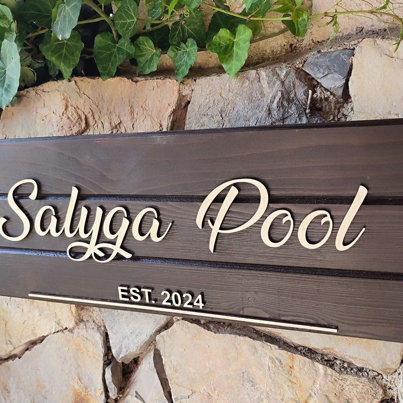 Pool Signs for Outdoor - Etsy