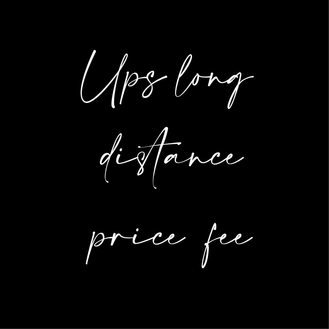 Long Distance Fee for UPS Express - Etsy