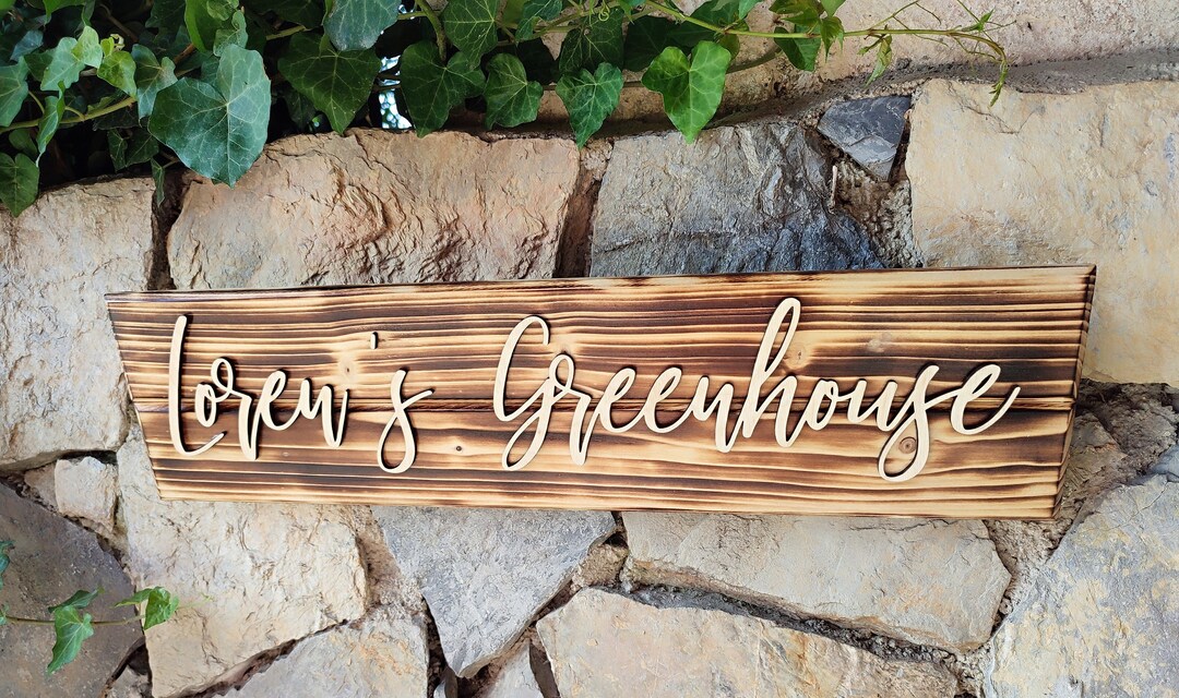 Rustic Wood Sign, Custom Cottage Sign, Outdoor Rustic Cabin Sign ...