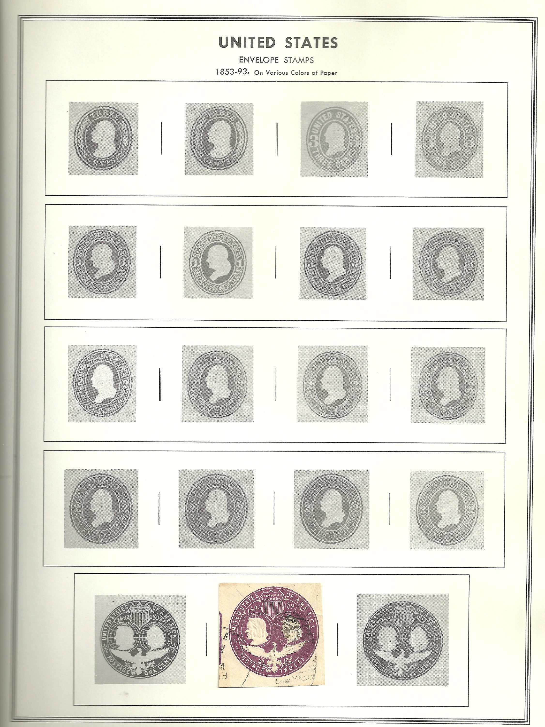 7 Sheets From U.S. Liberty Stamp Album Lot 1 - Etsy