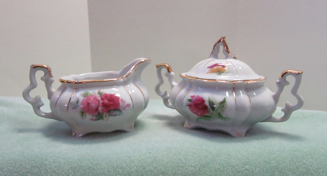 Shafford Cream and Sugar Set – Pottery - Japan - Etsy