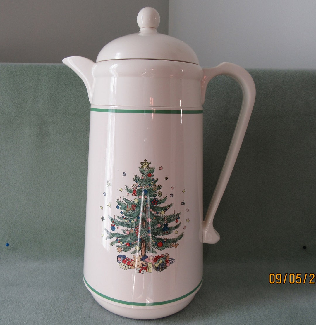 1990s Nikko Thermal Christmas Carafe - Etsy