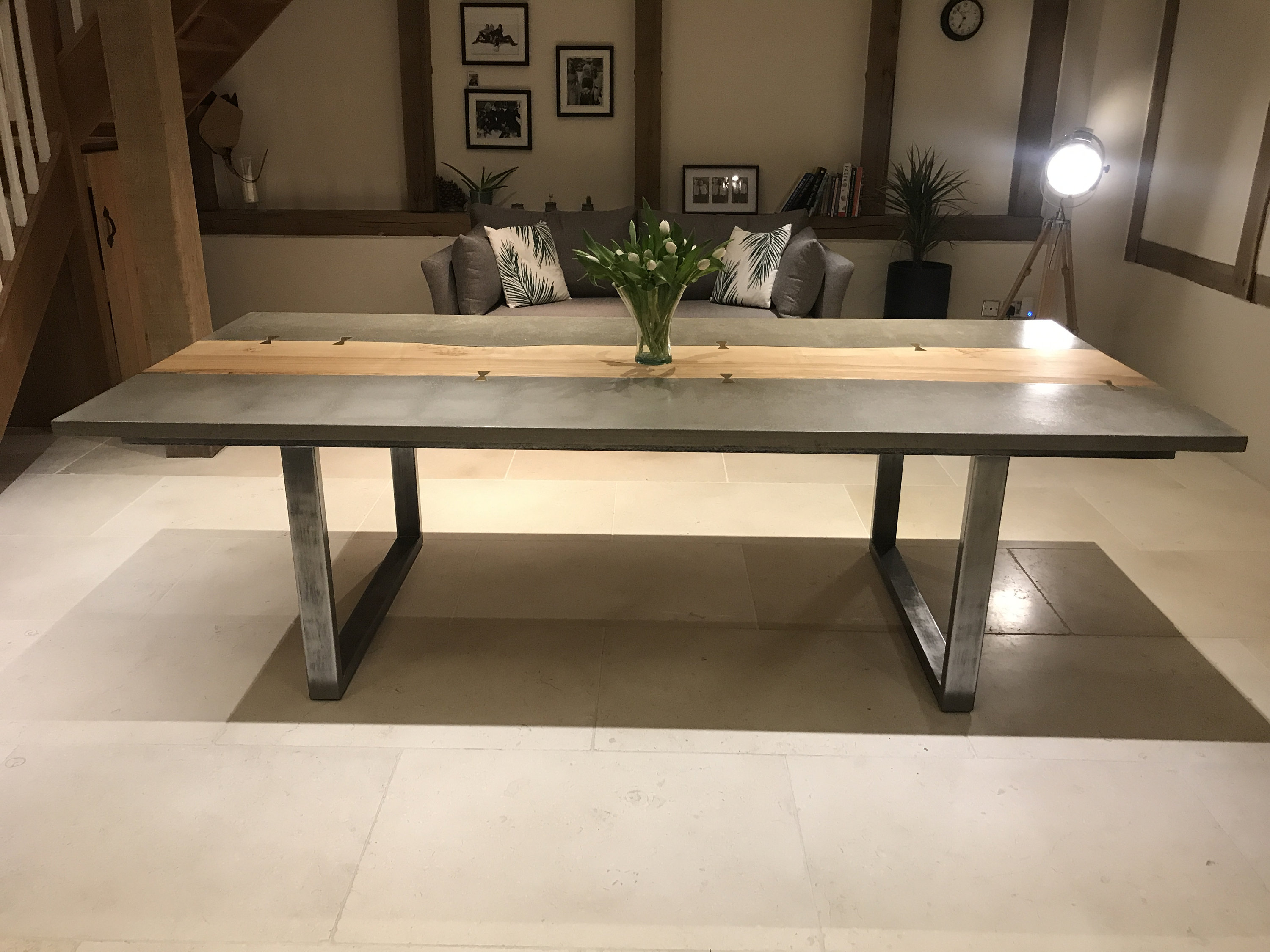 Handcrafted Unique Table Designs Using Wood and Concrete. - Etsy