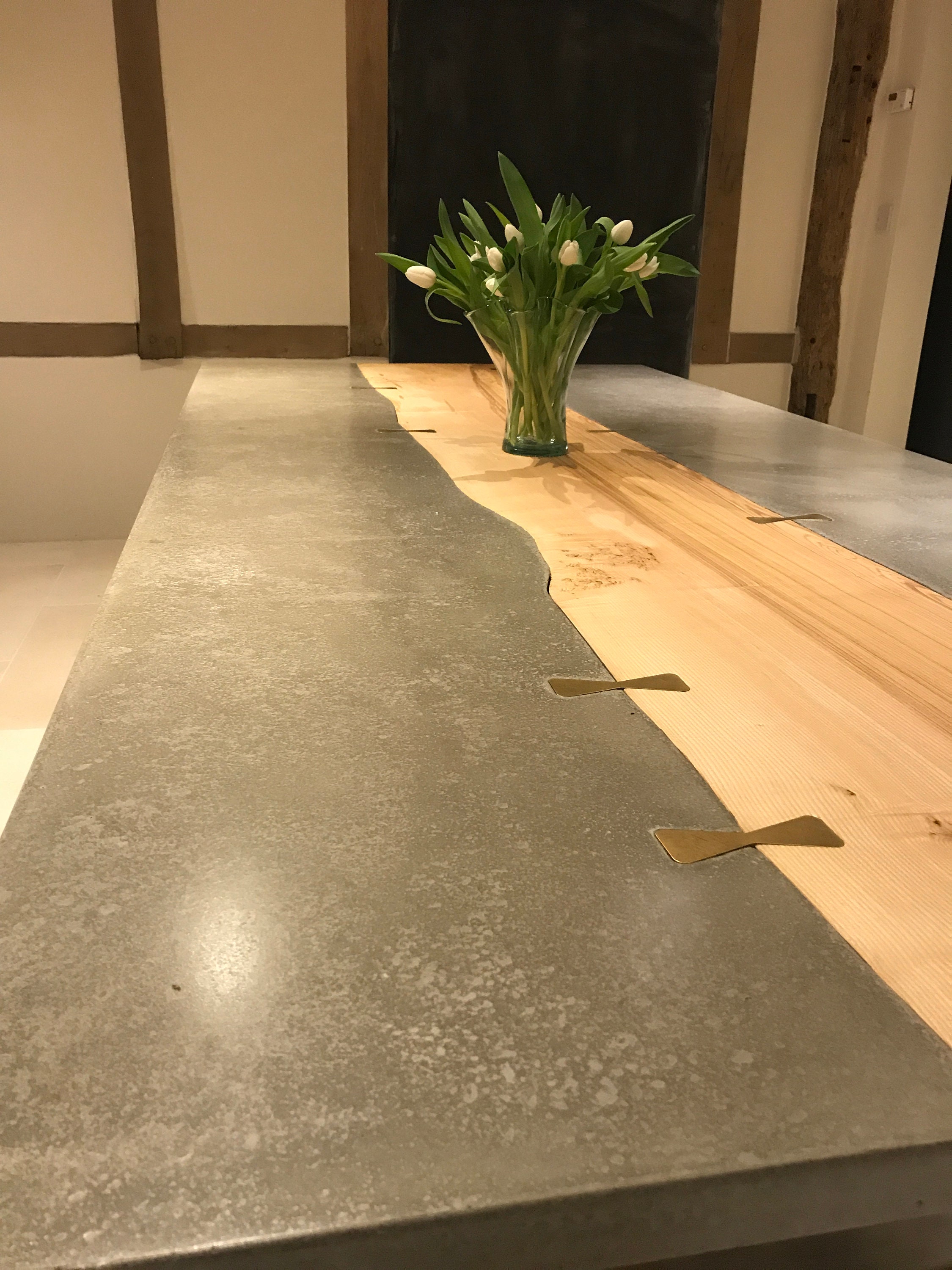 Handcrafted Unique Table Designs Using Wood and Concrete. - Etsy