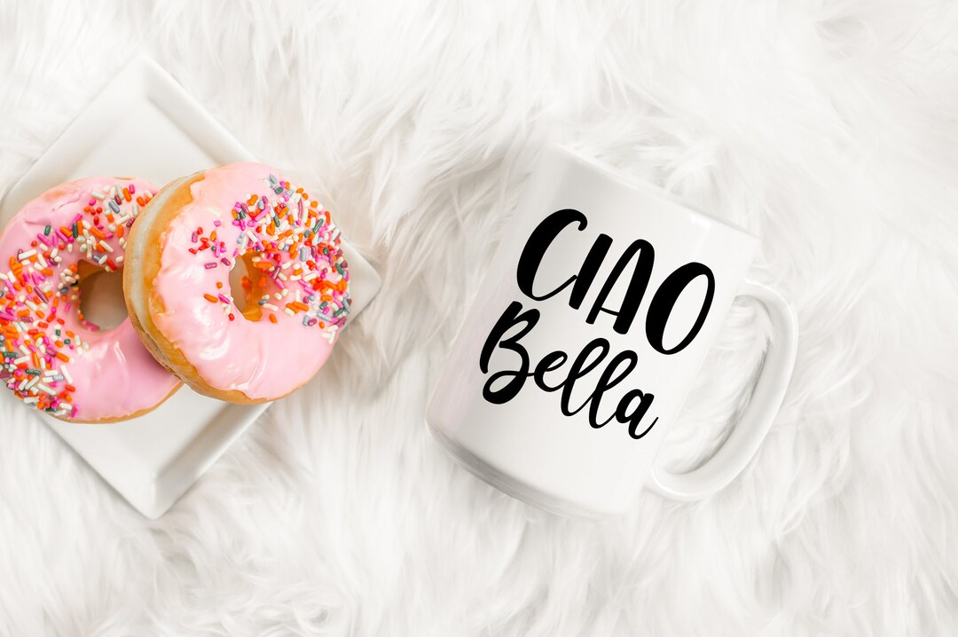 Ciao Bella Mug | Hello Beautiful Mug | Cute Italian Mug | Italy Trip ...
