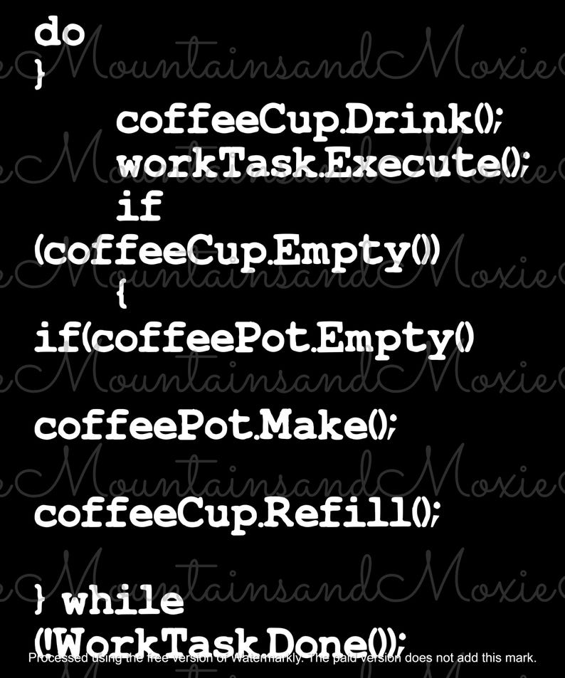 Computer Programmer PNG | Command Prompt Design | Funny Coffee Code | Nerdy Computer Specialist ...