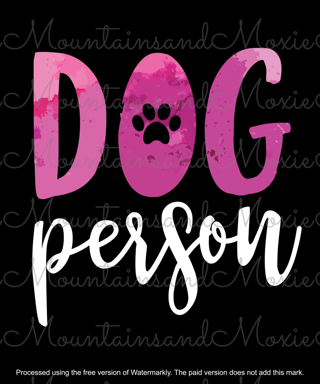Dog Person PNG | Funny Pet Owner | Gift for Dog Lover | Cute Paw Print ...