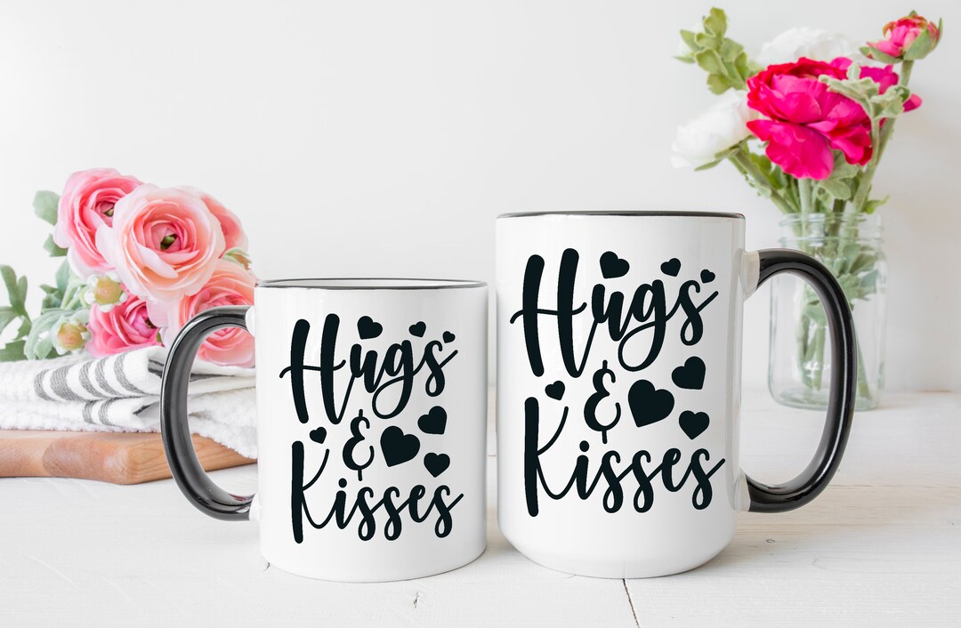 Hugs & Kisses Coffee Mug | Housewarming Gift | XOXO Hugs Kisses | XOXO Mug | Hugs and Kisses ...