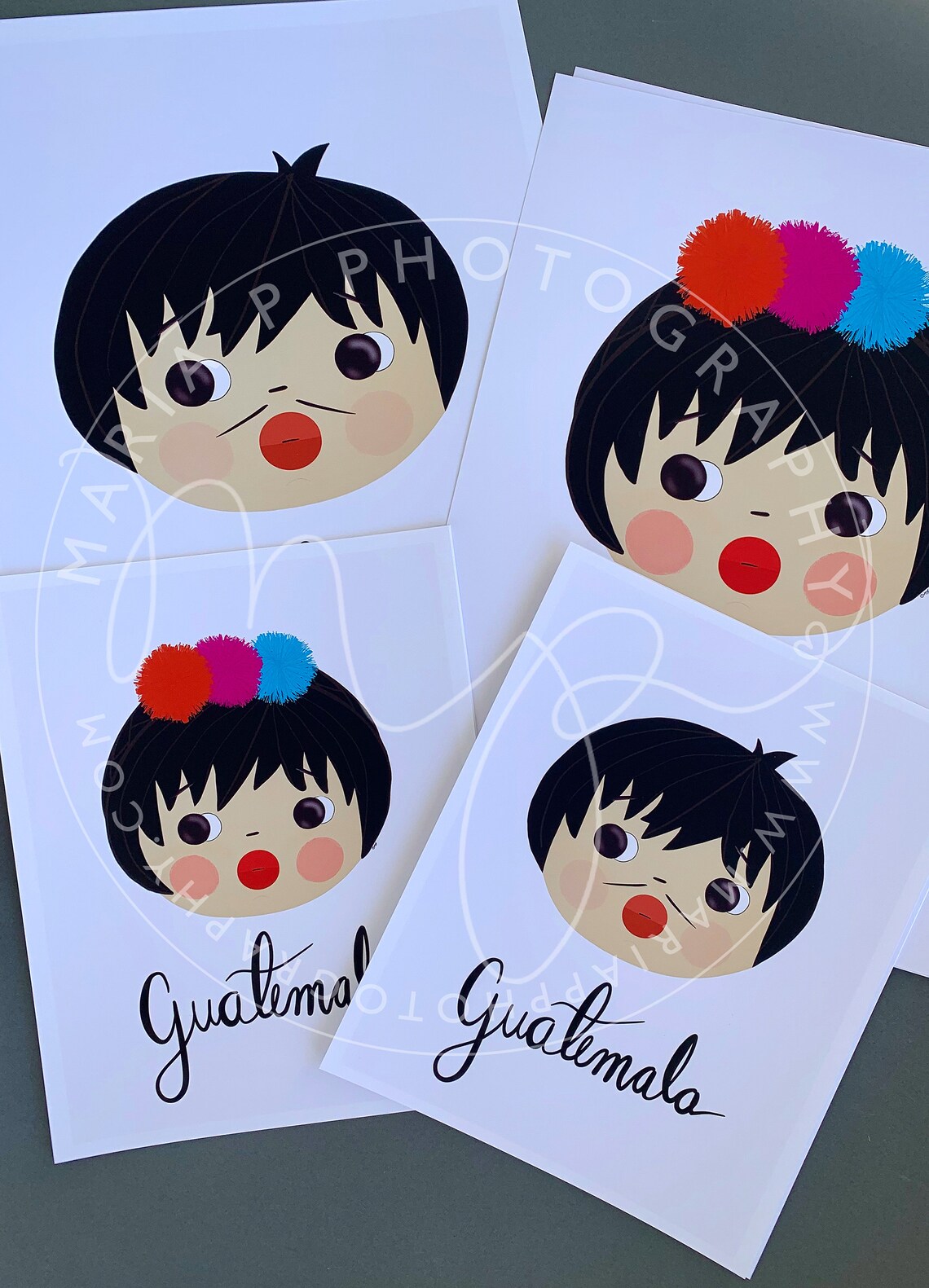 Guatemalan Boy Doll High Quality Giclee Print - Original Ilustration ...