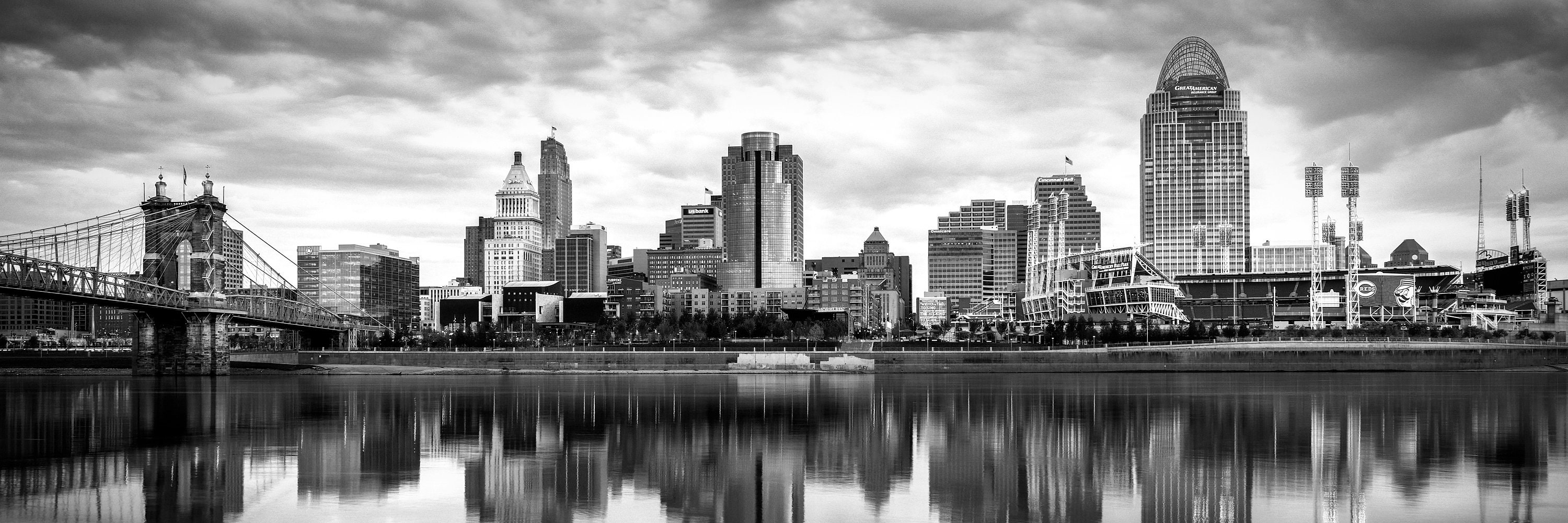 Black and White Photography Cincinnati Skyline | Etsy