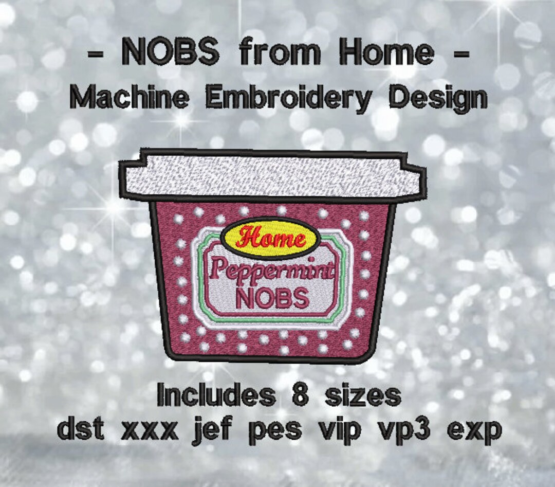 Nobs From Home NFLD Machine Embroidery Design 8 Sizes Jef Dst Exp Pes ...