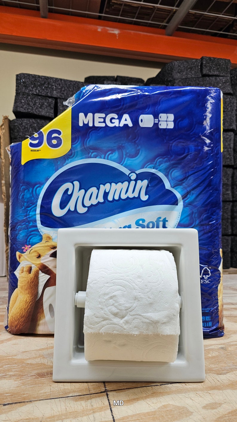 Modern Series 8x8 Toilet Paper Holder Recessed Niche - Etsy