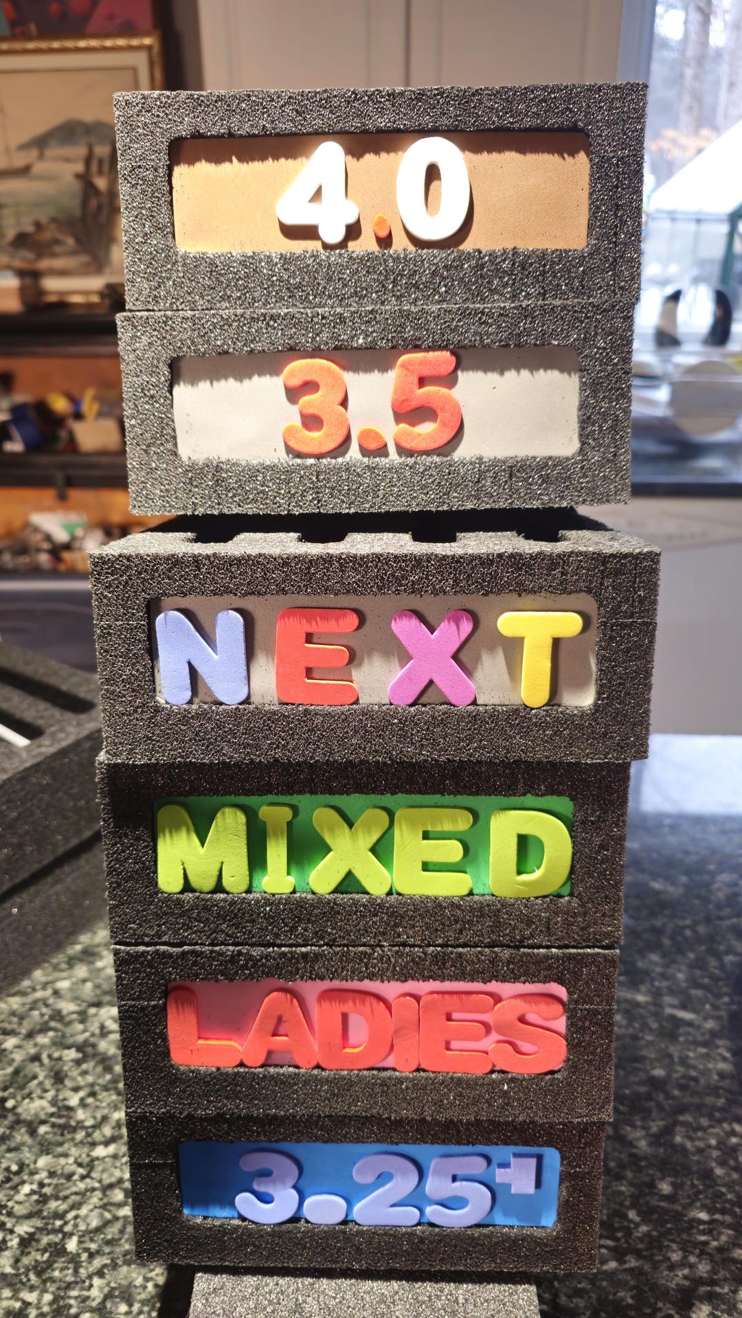 Pickleball Paddle Stacker Foam - Etsy