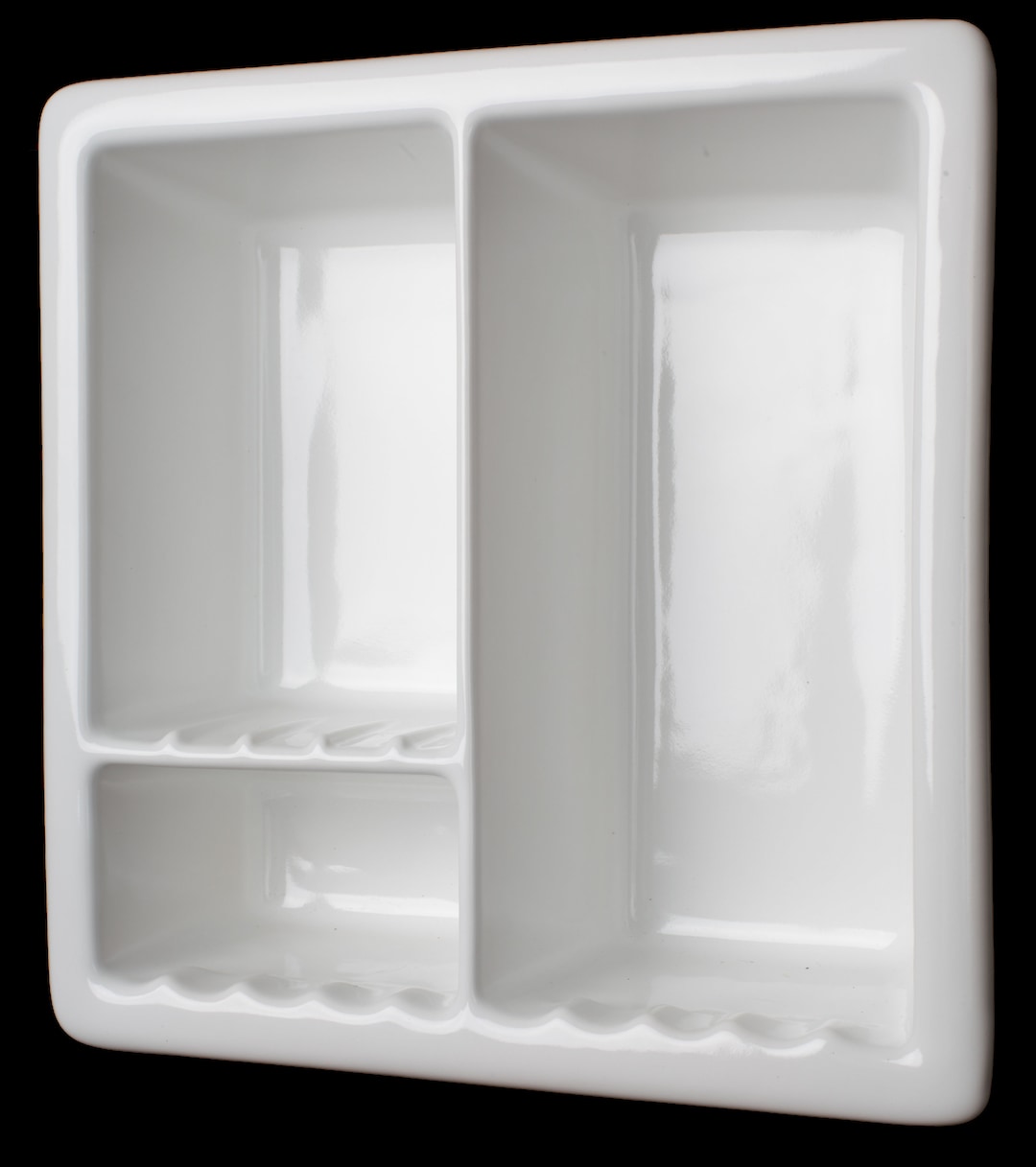 Classic Series 3 Compartment Bathroom Ceramic Shower Shelf Sanitary - Etsy