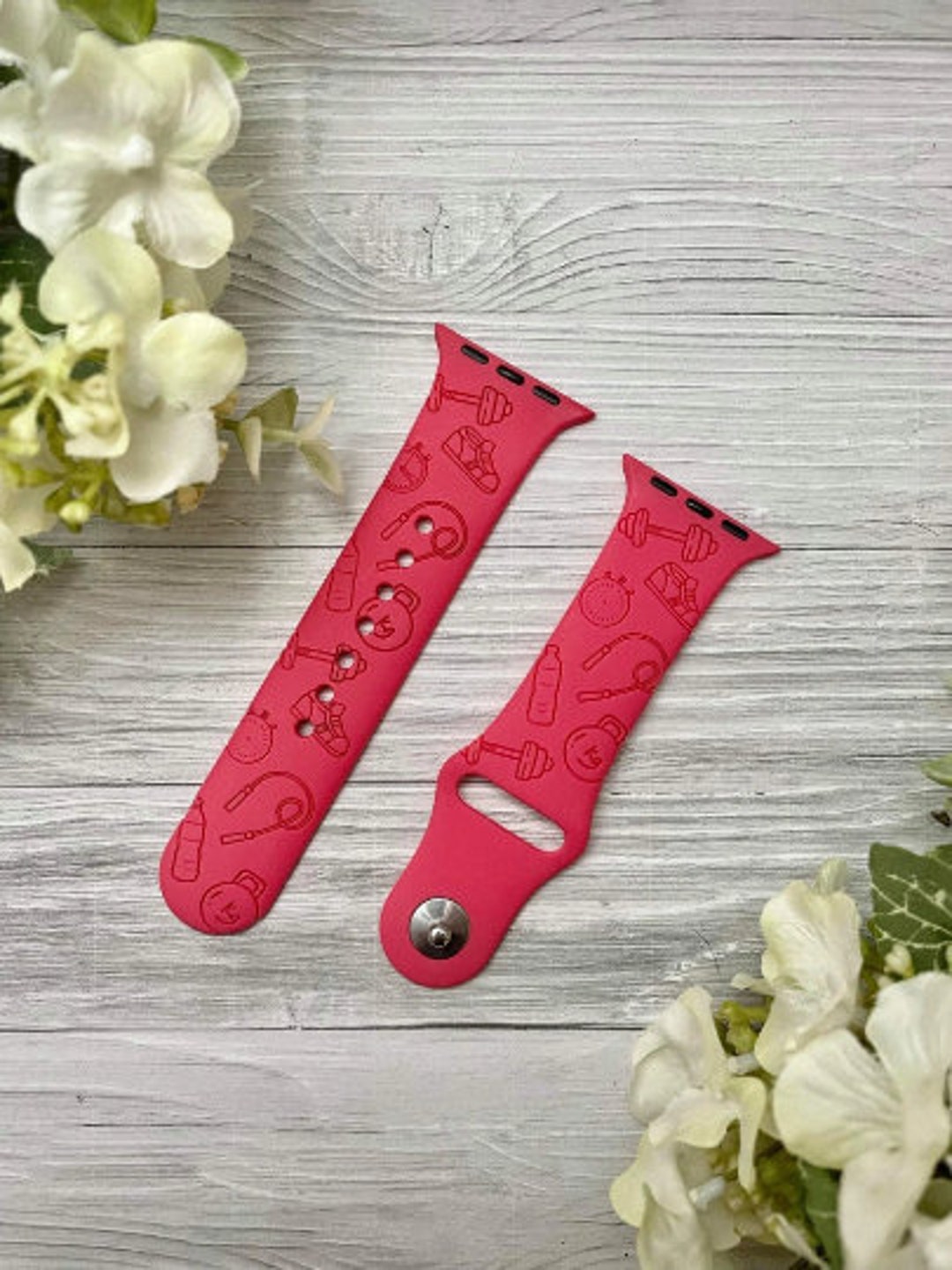 Workout Laser Engraved Smartwatch Bands - Etsy