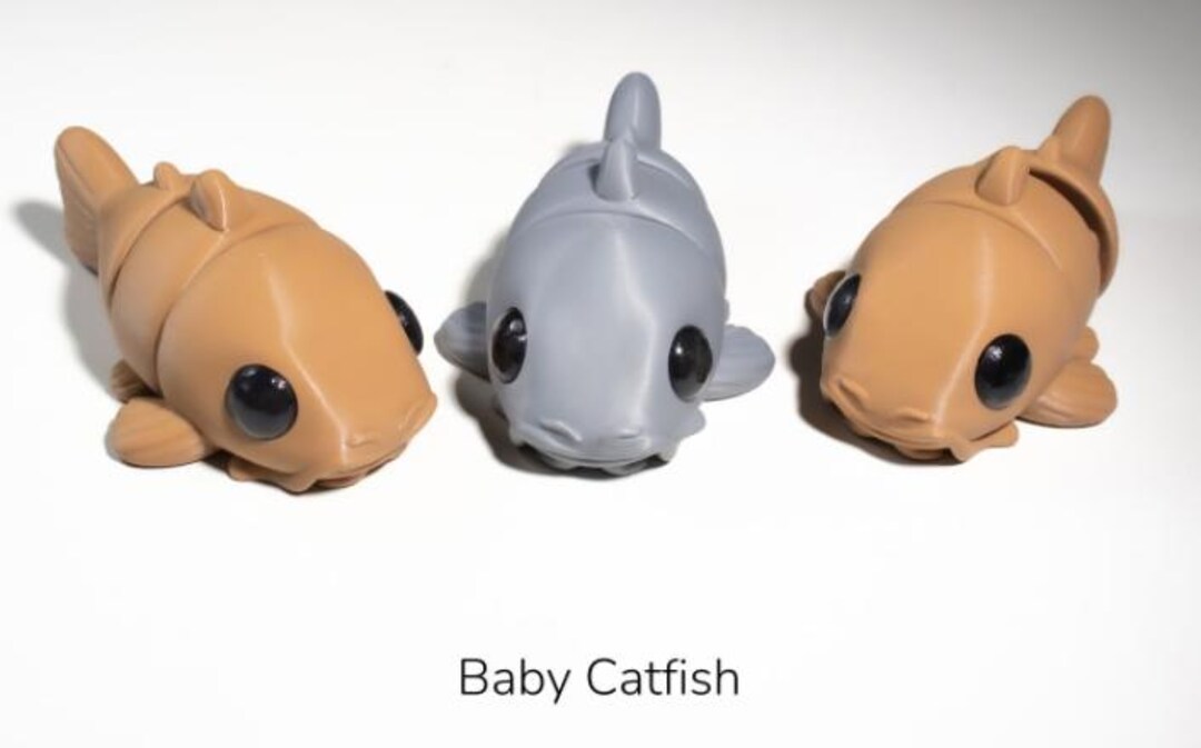 Baby Catfish 3D Printed - Etsy