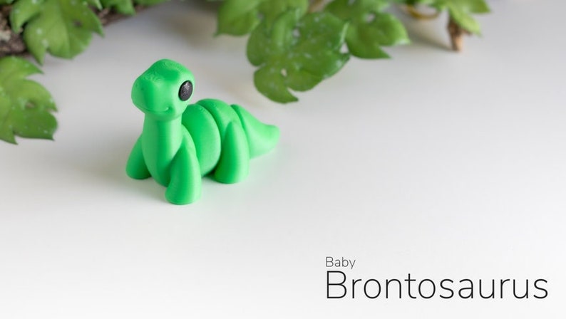 Baby Brontosaurus 3D Printed - Etsy