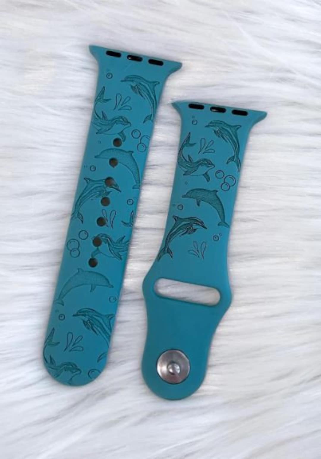 Dolphins Laser Engraved Smartwatch Bands - Etsy