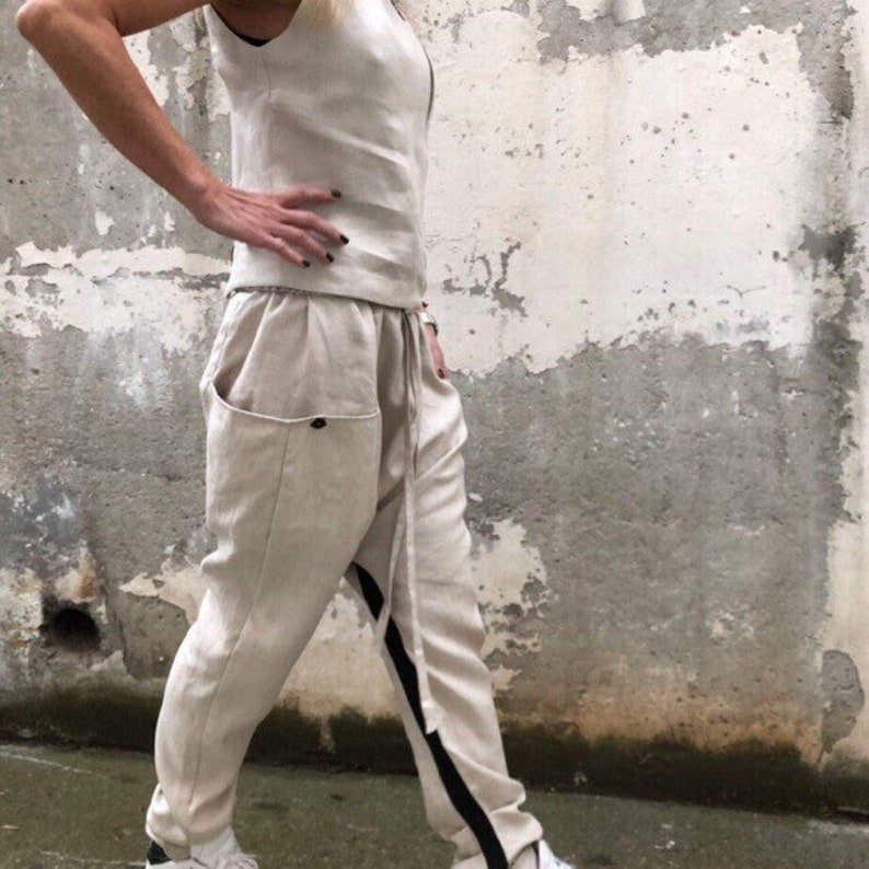 Extravagant Women Pants Linen Pants Designer Pants Summer - Etsy