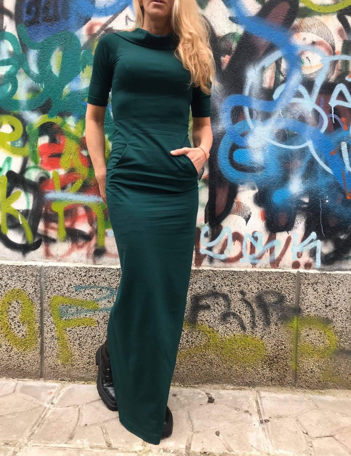 Handmade Dress Fashion Dress Long Dress Loose Dress Casual | Etsy