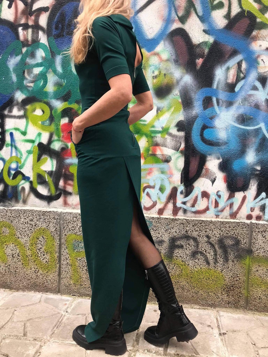 Handmade Dress Fashion Dress Long Dress Loose Dress Casual | Etsy