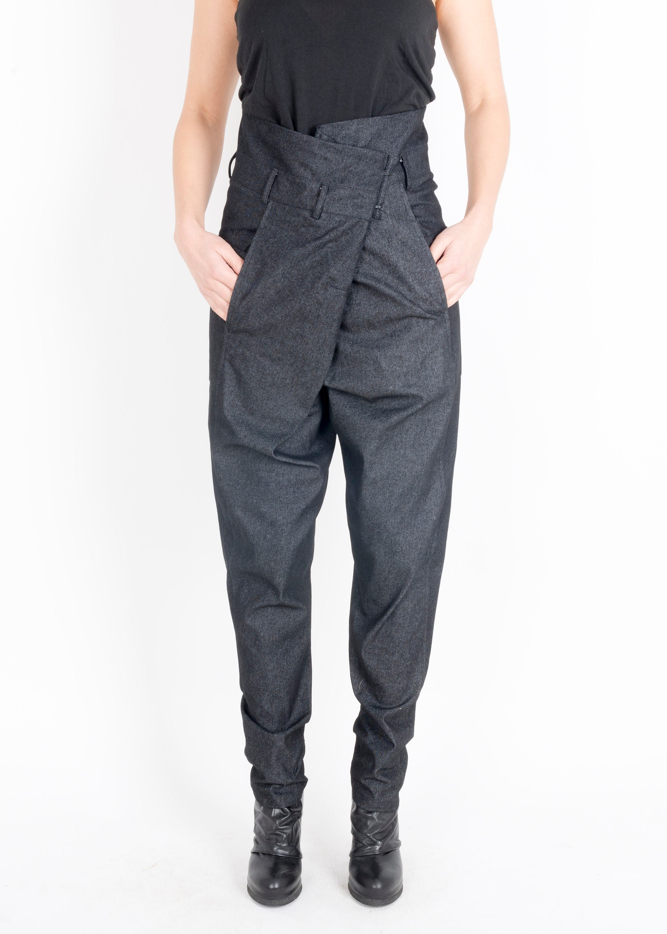 Asymmetric Pants Fashion Pants Women Trousers Long Pants - Etsy