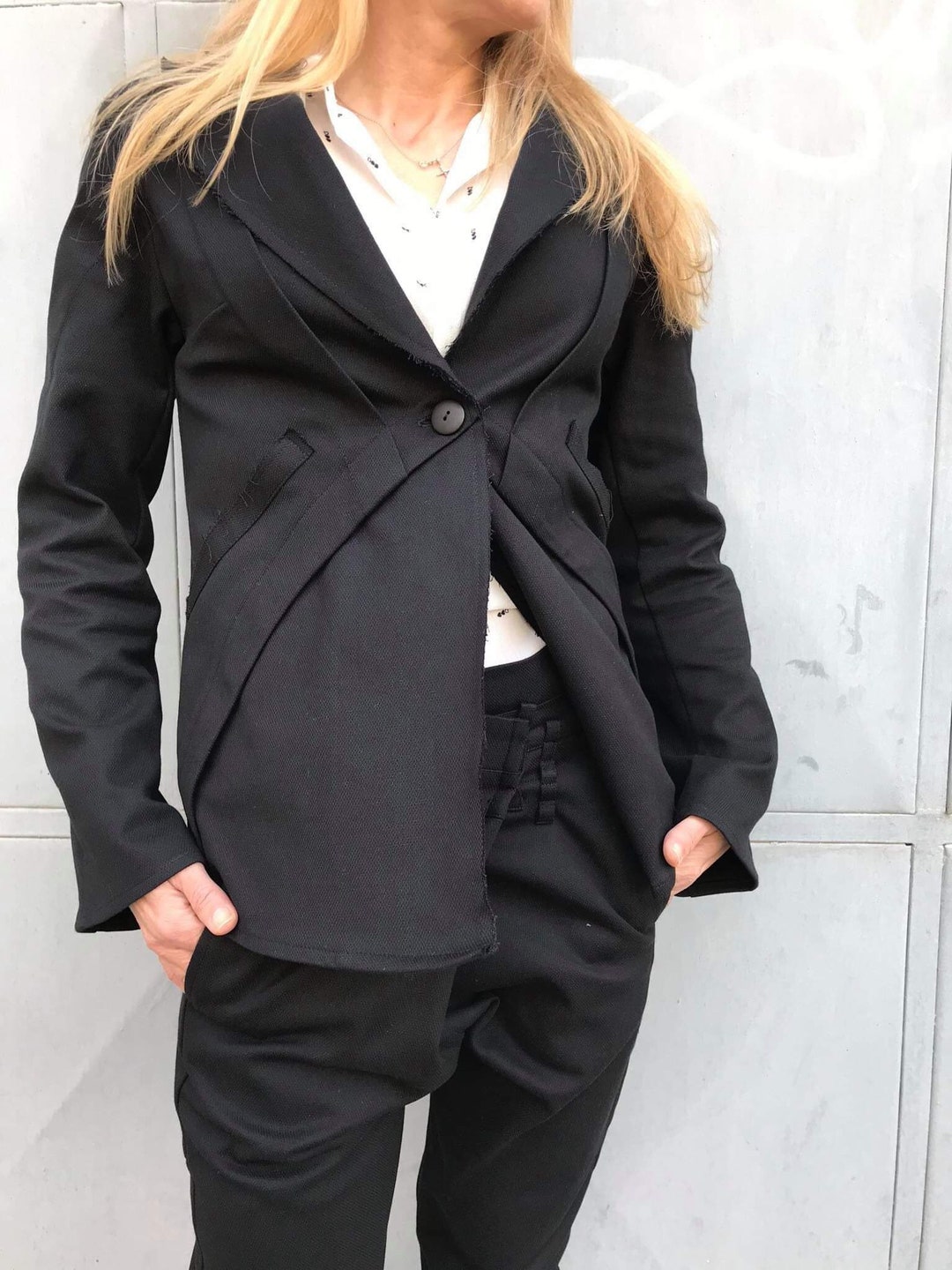 Women Office Costume, Conceptbg , Matching Blazer and Pants , Two-piece ...