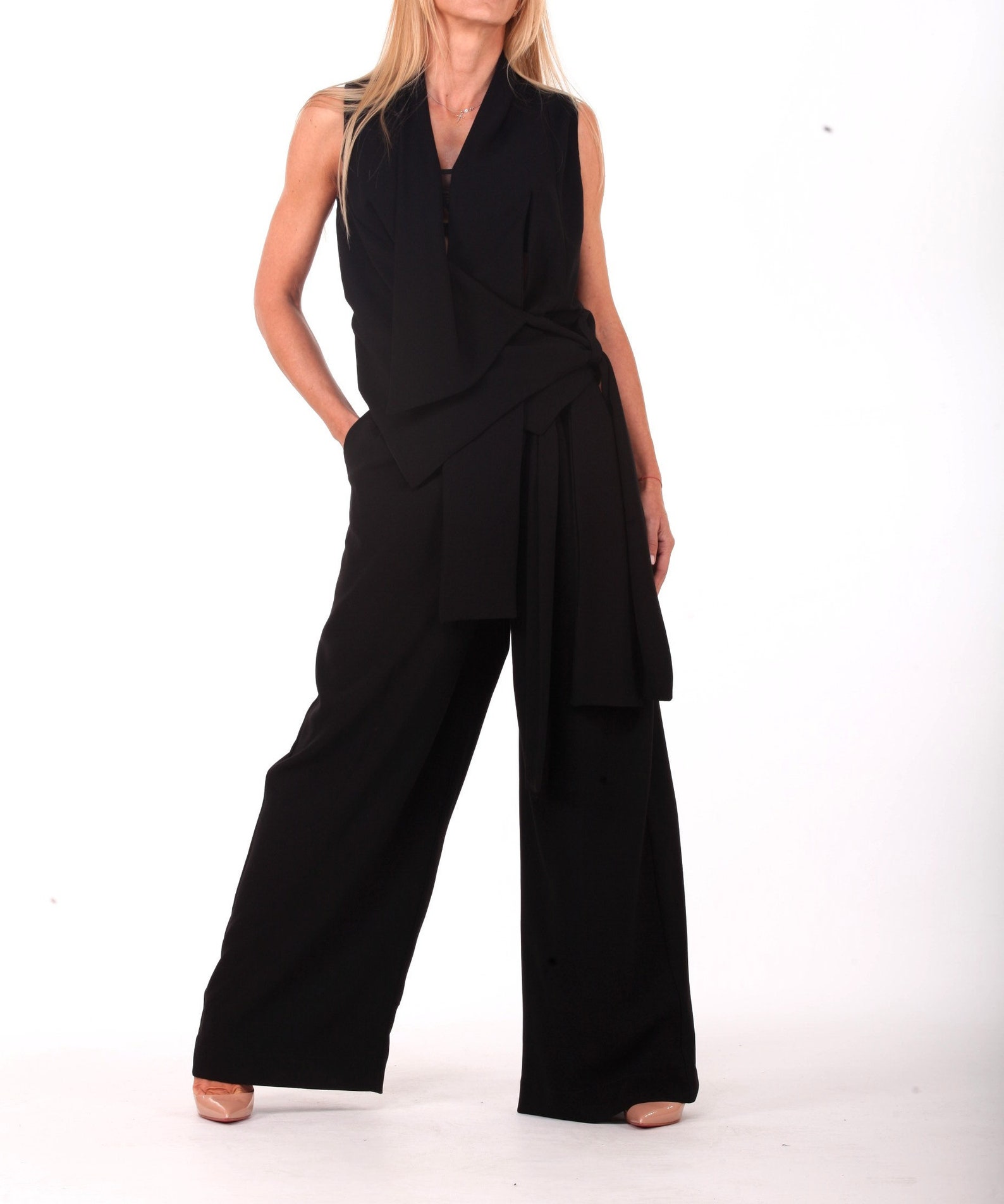 Designer Black Set Women Fashion Set Designer Costume Black | Etsy