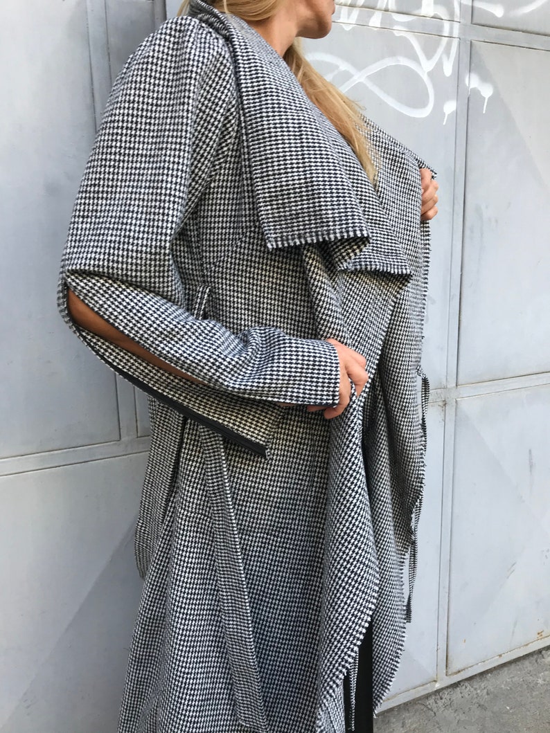 Women Asymmetric Coat Wool Coat Winter Jacket Autumn Coat | Etsy