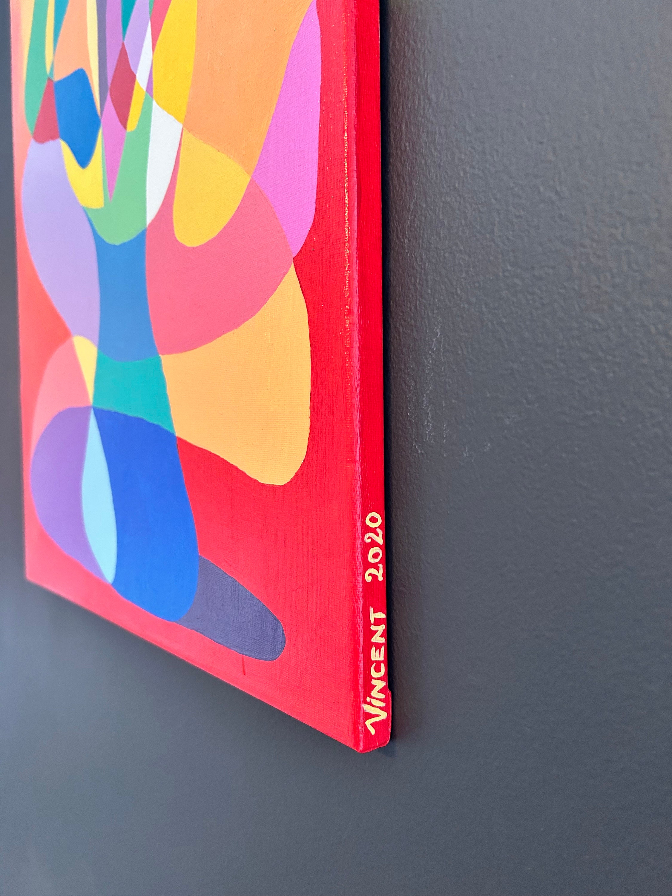 Arabesca 4 Original Acrylics Painting on Canvas, Real Art From Real ...