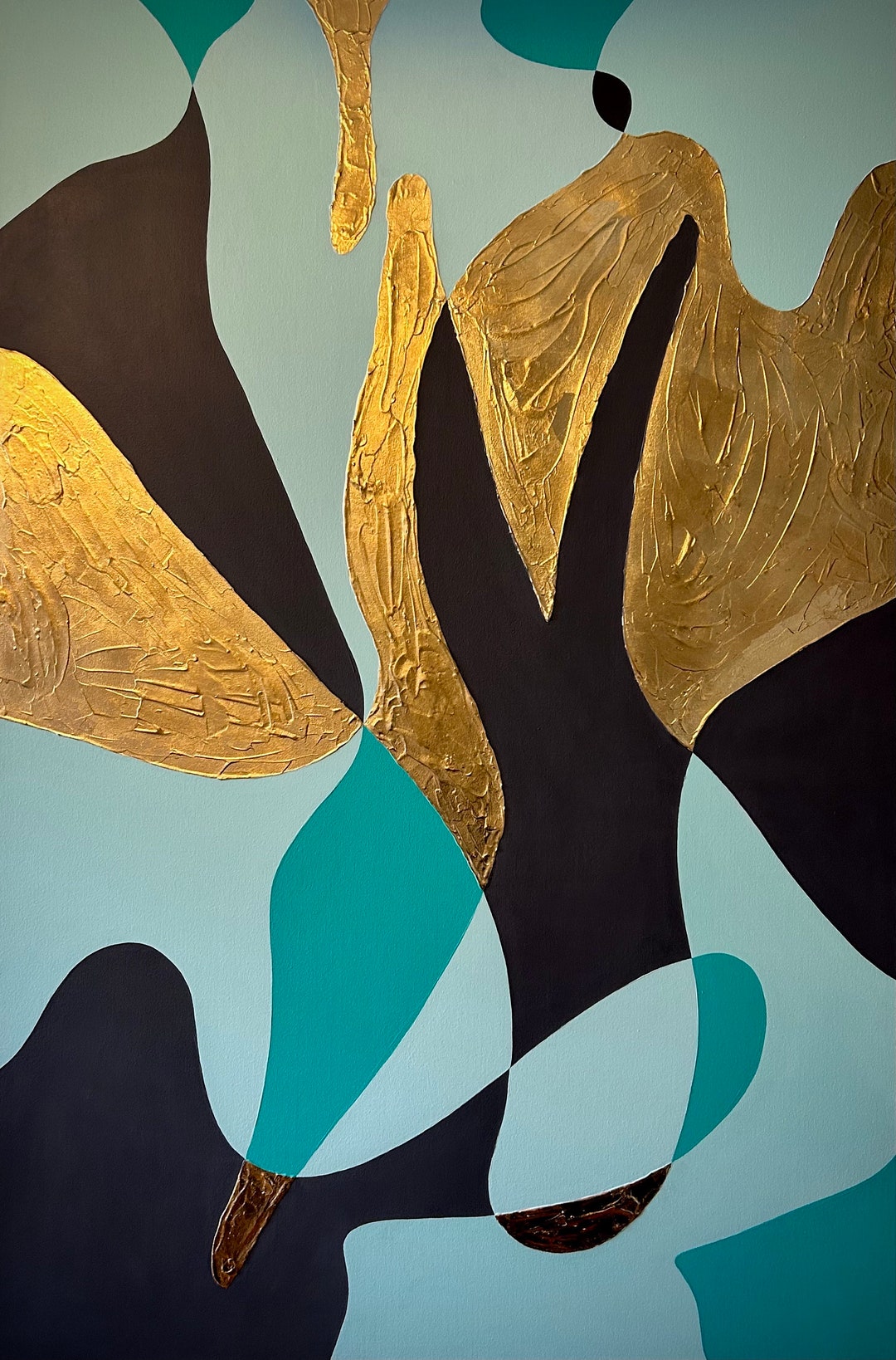 Arabesca 7 - Original Acrylic Painting on Canvas, Real Art From Real ...