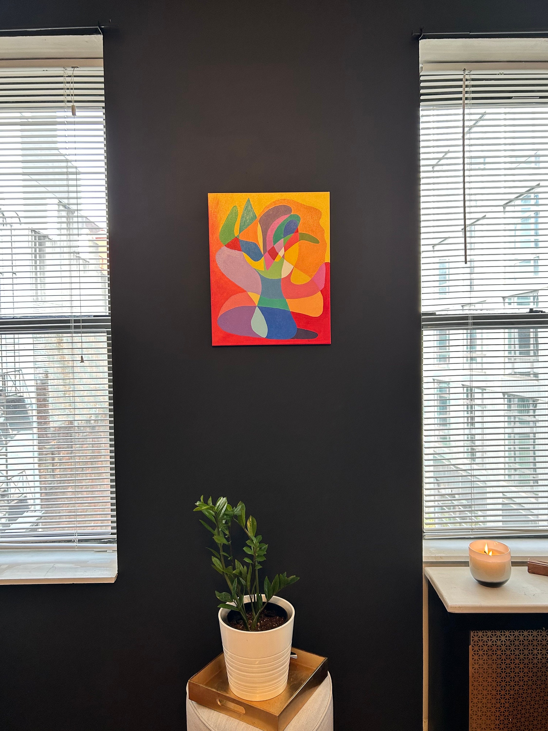 Arabesca 4 Original Acrylics Painting on Canvas, Real Art From Real ...