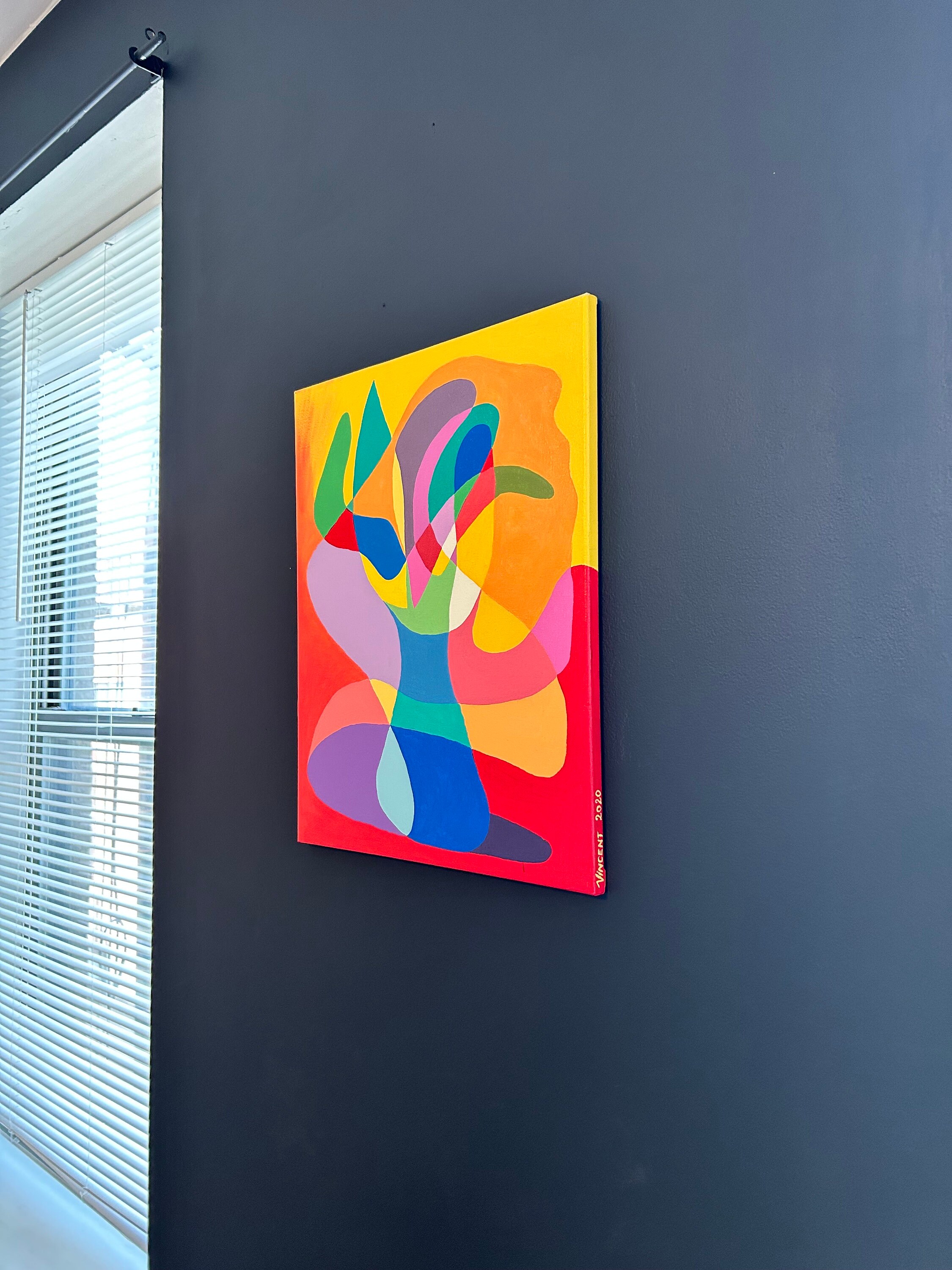 Arabesca 4 Original Acrylics Painting on Canvas, Real Art From Real ...