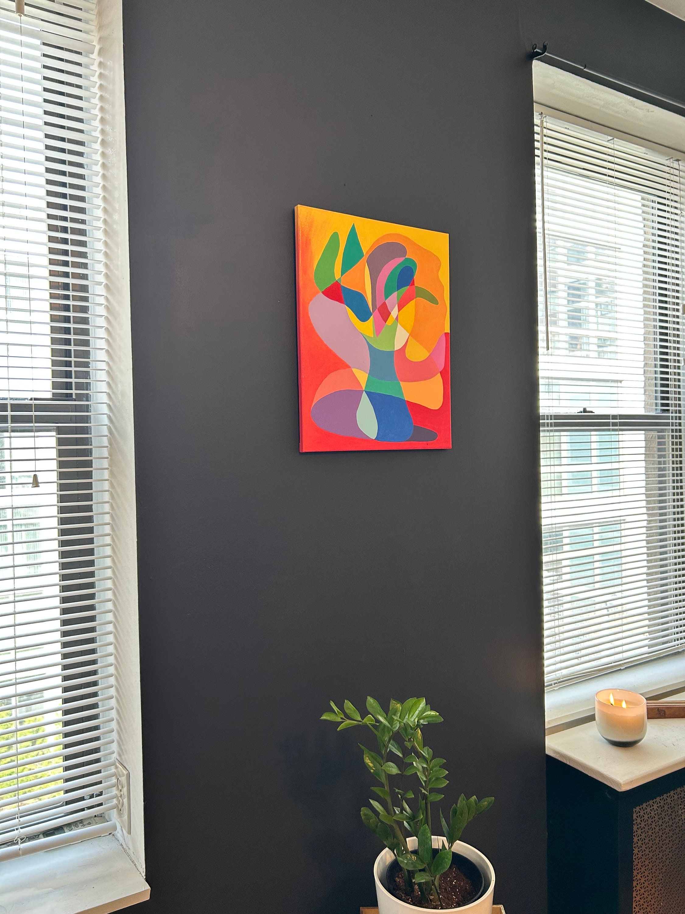 Arabesca 4 Original Acrylics Painting on Canvas, Real Art From Real ...