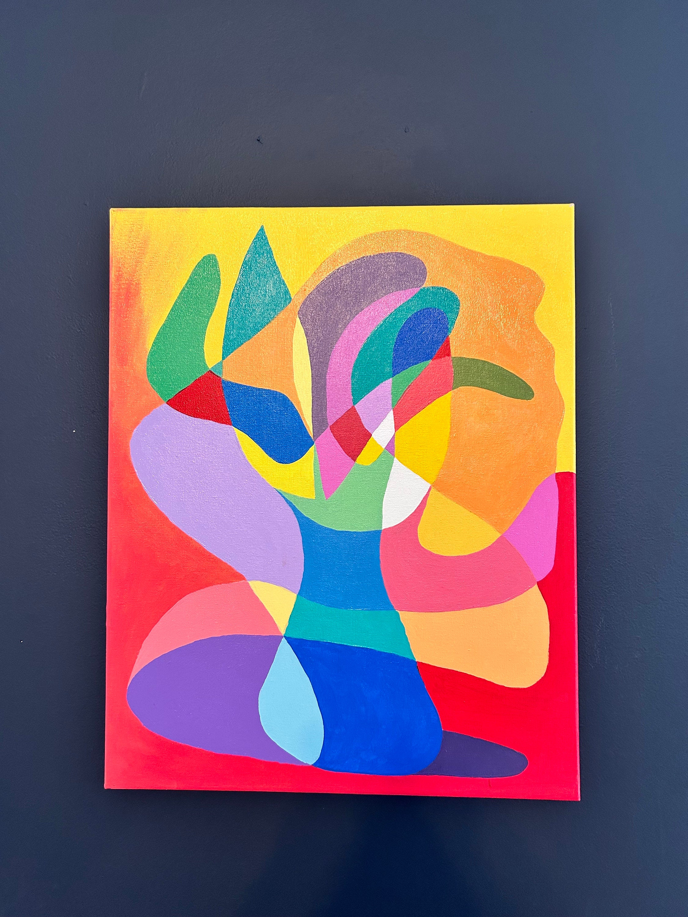 Arabesca 4 Original Acrylics Painting on Canvas, Real Art From Real ...