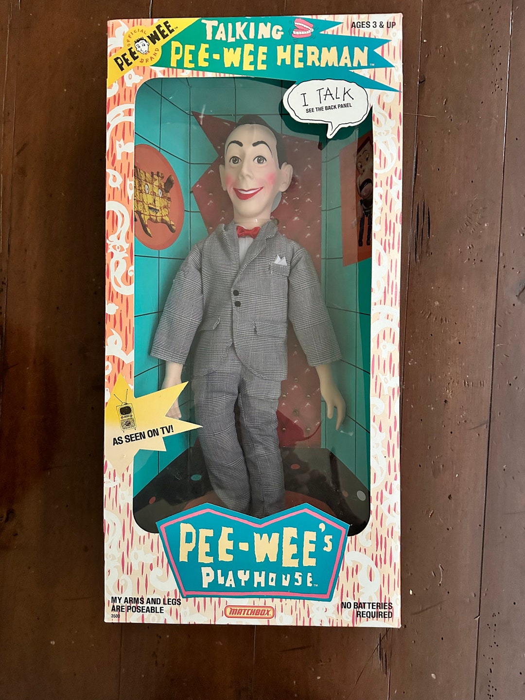 Vintage 1987 Pee Wee Herman Talking Doll New in Box by Matchbox Toys - Etsy