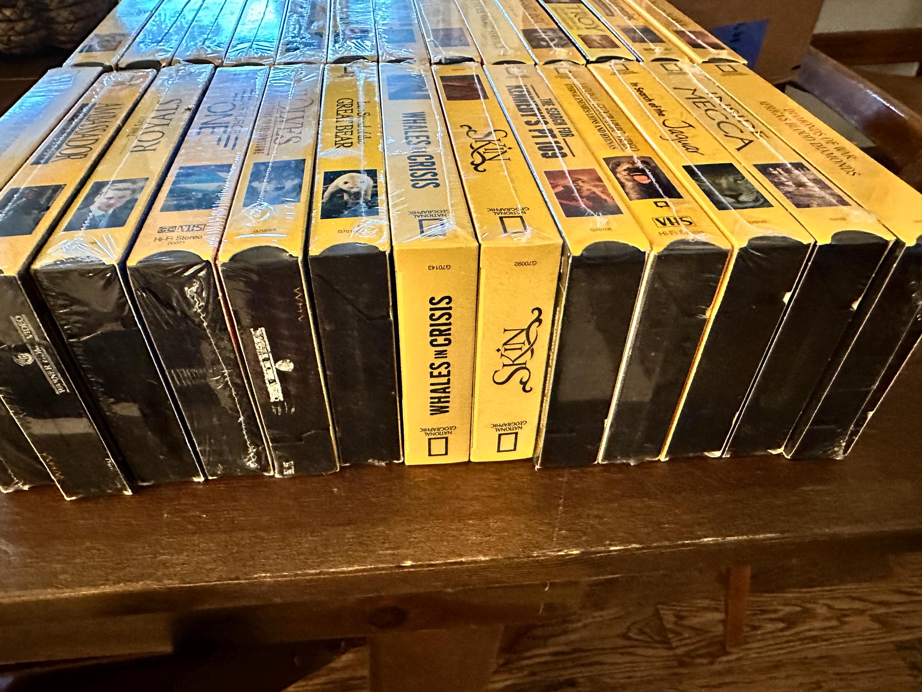 National Geographic VHS Tapes- Lot of 26- SEALED - Etsy