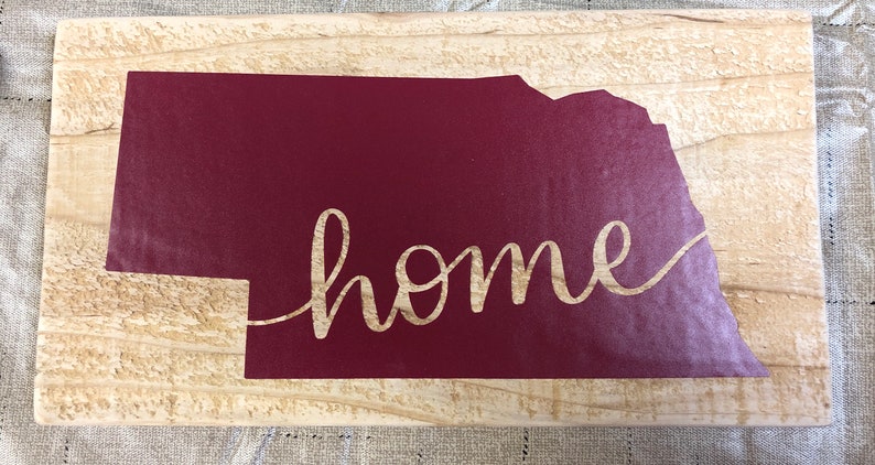 Nebraska Home Sign - Etsy