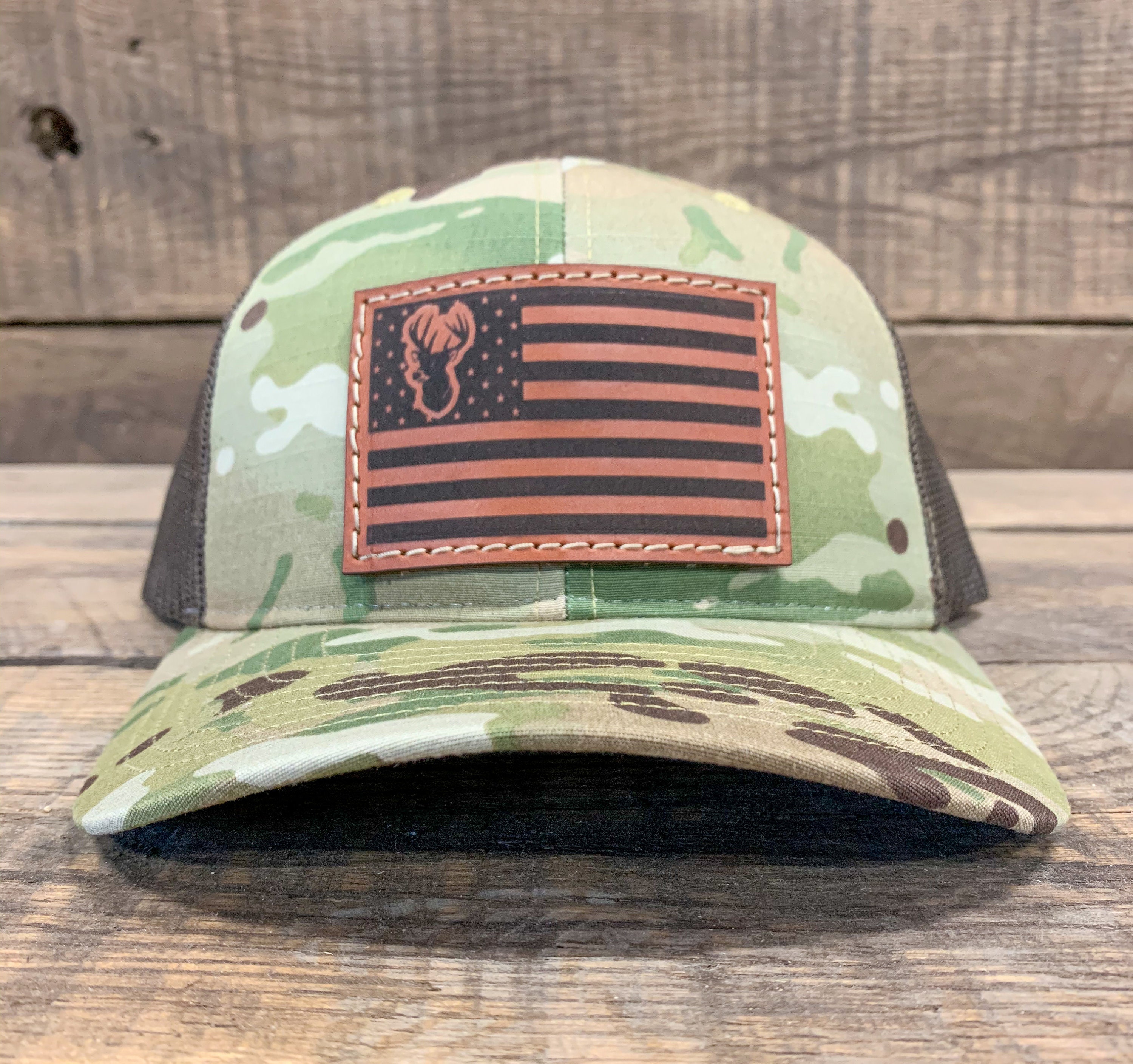 American Deer Hunter Leather Patch Hat - Etsy.de