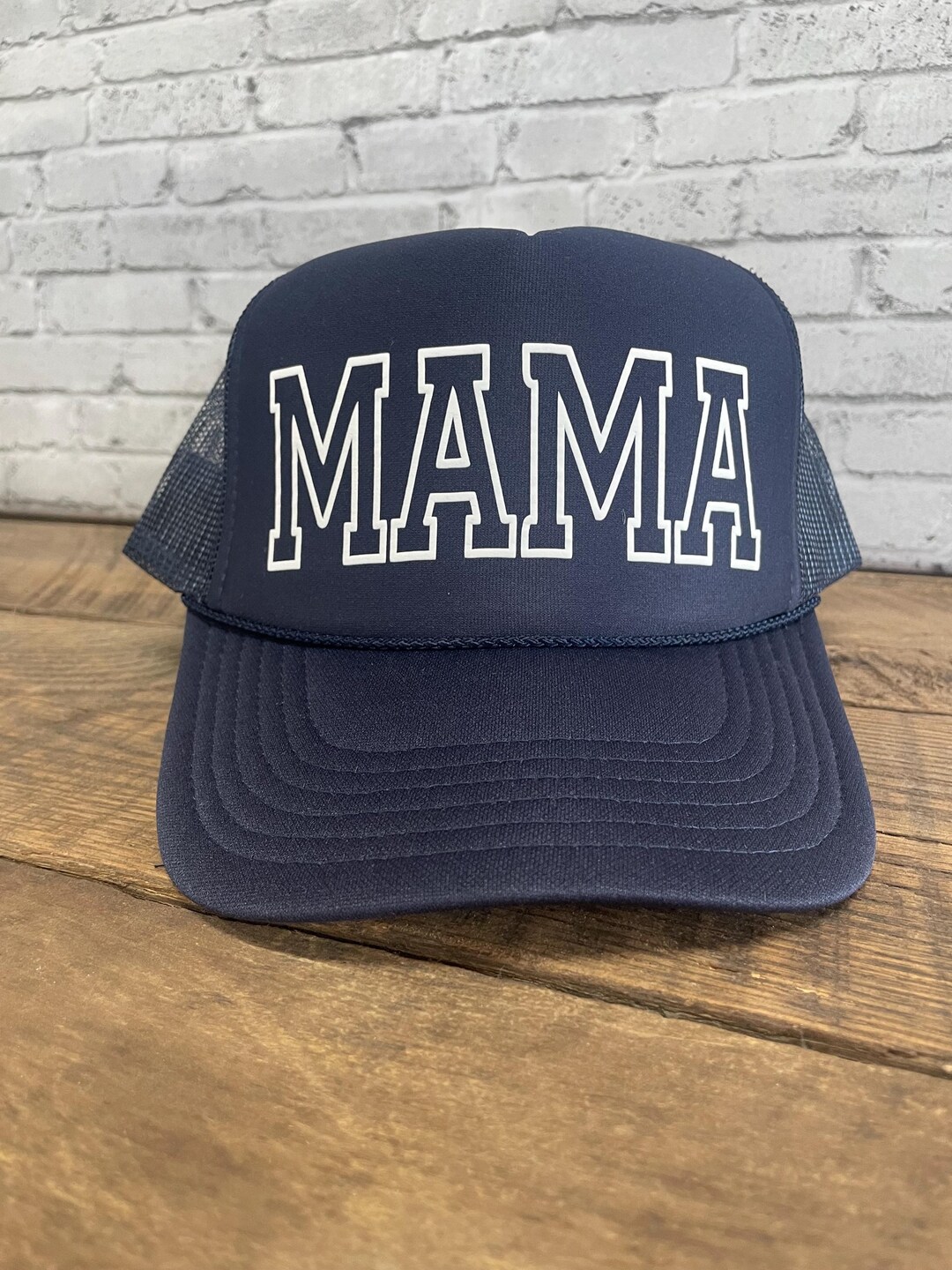 Custom Puff Print Outline Foam Trucker Hat Custom Name 3D Custom Puff ...