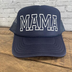 Custom Puff Print Outline Foam Trucker Hat Custom Name 3D Custom Puff ...