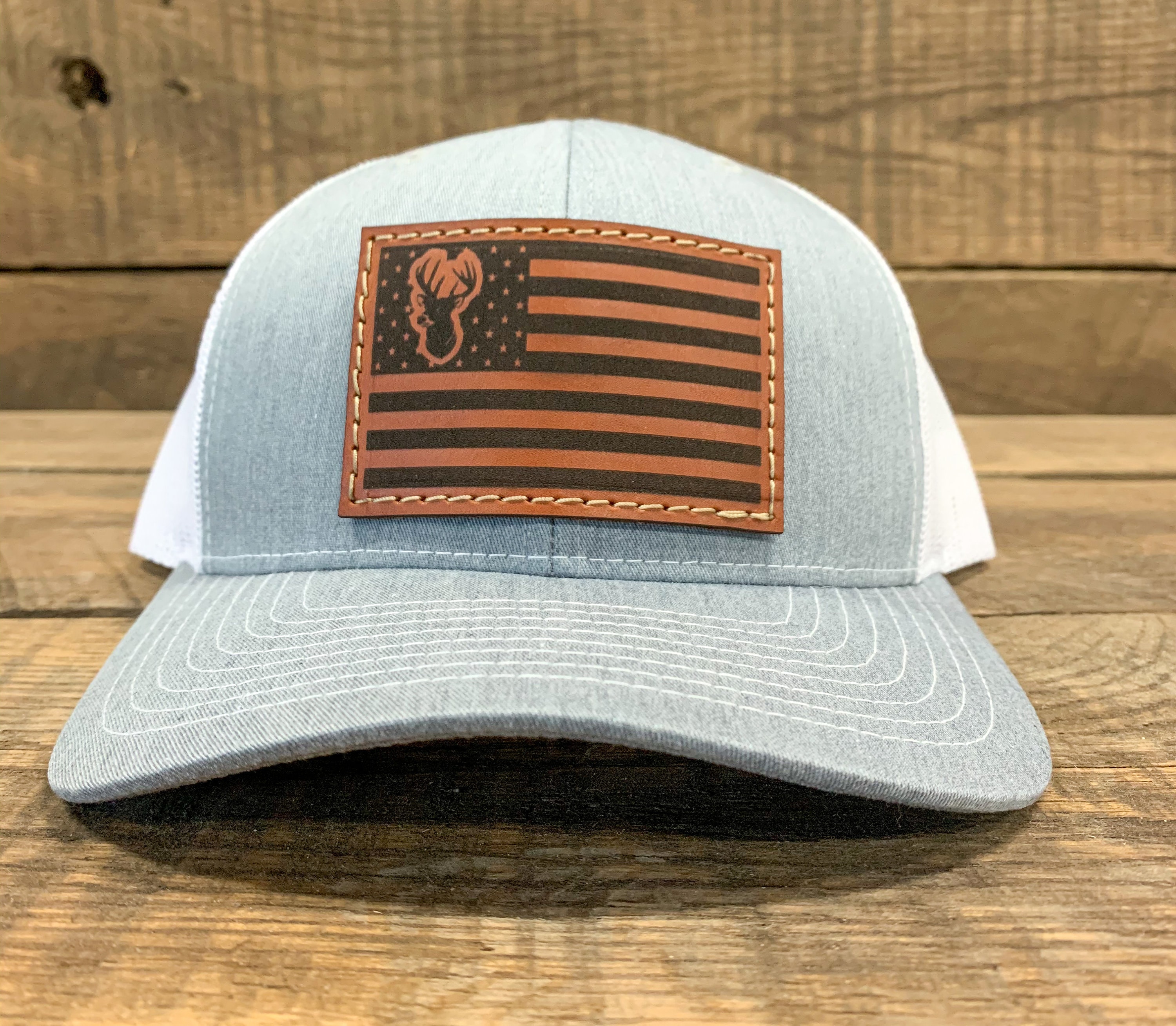 American Deer Hunter Leather Patch Hat - Etsy.de