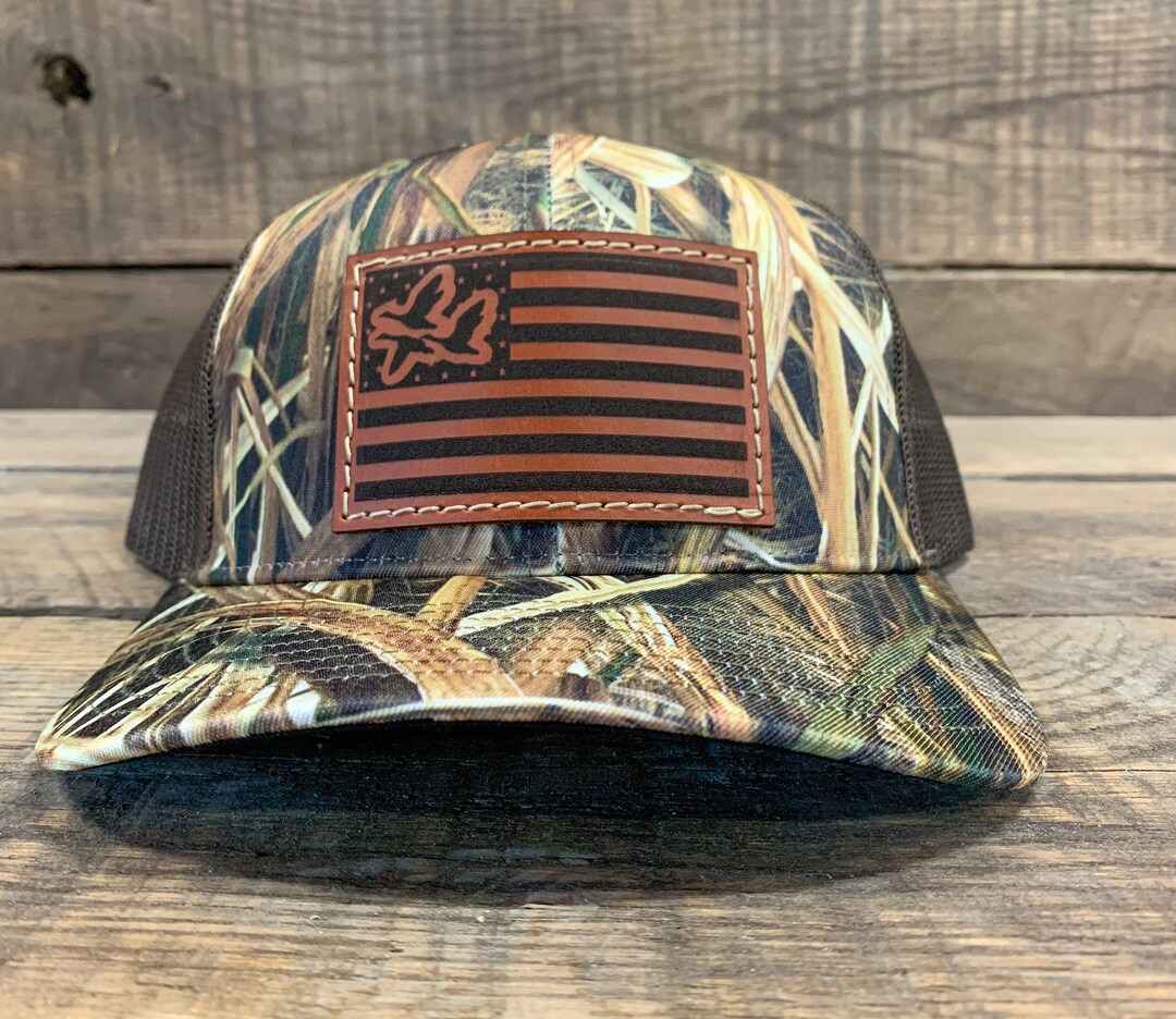 American Goose Hunter - Leather Patch Hat | Waterfowl Hunting | Duck ...